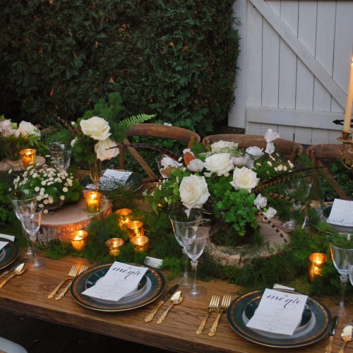 robin hood tablescape - Cornelia McNamara Flowers